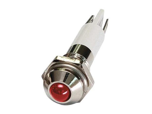 Click here for ZORO SELECT 24M048 Round Indicator Light Red 120VA... prices