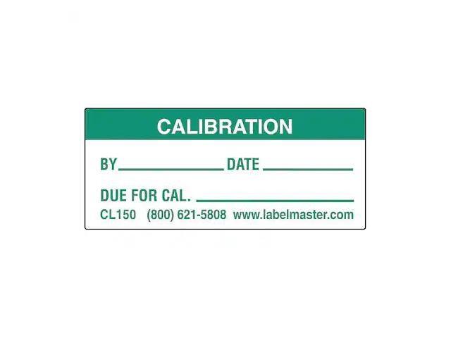 Click here for LABELMASTER CL150 Calibration Label  Papr  1-3/4x3... prices