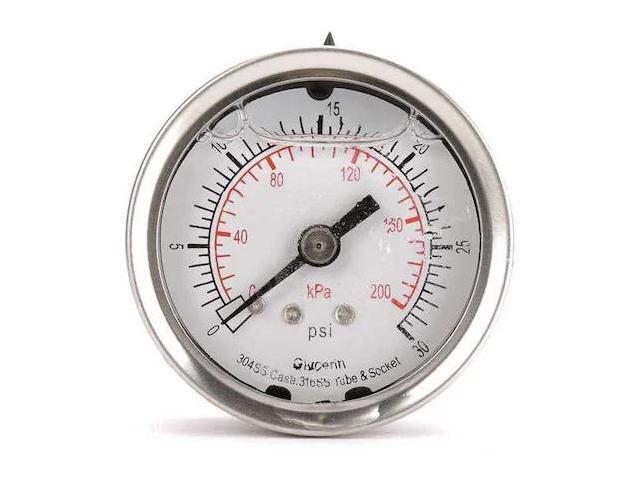 Click here for ZORO SELECT 4CFN8 Commercial Pressure Gauge  0 to... prices
