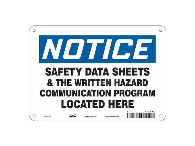 Click here for CONDOR 476H42 Safety Sign  7 in Height  10 in Widt... prices
