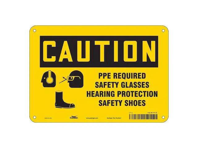 Click here for CONDOR 468P40 Safety Sign  7 in Height  10 in Widt... prices