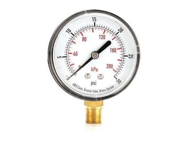 Click here for ZORO SELECT 4FLV7 Commercial Pressure Gauge  0 to... prices