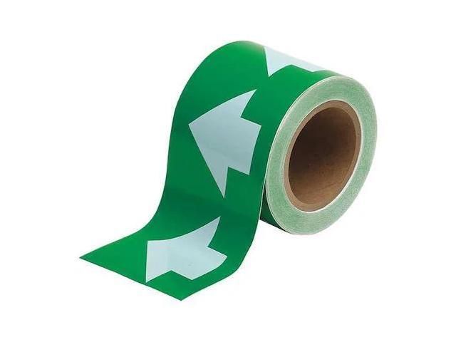 Click here for BRADY 91290 Arrow Tape White/Green 4 In. W prices