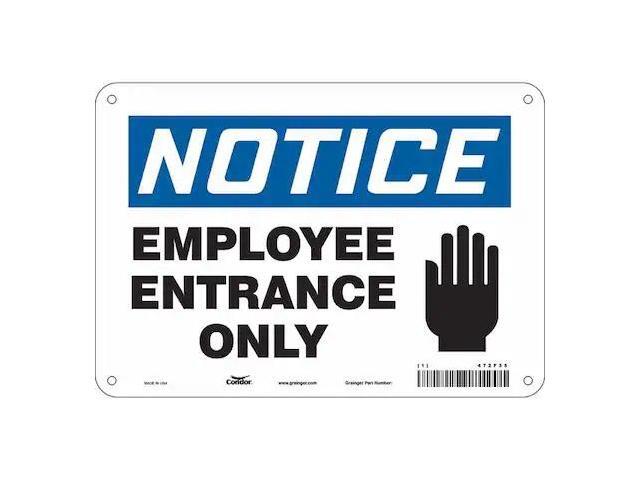 Click here for CONDOR 472F35 Safety Sign  7 in Height  10 in Widt... prices