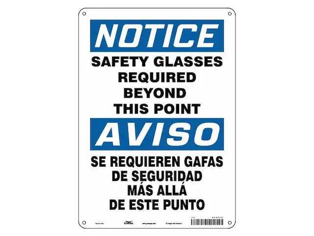 Click here for CONDOR 466Z64 Safety Sign  14 in Height  10 in Wid... prices