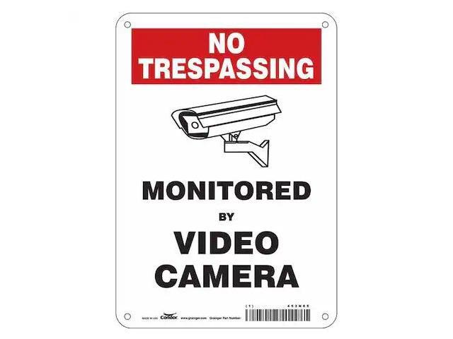 Click here for CONDOR 453N65 Security Sign  10 in Height  7 in Wi... prices