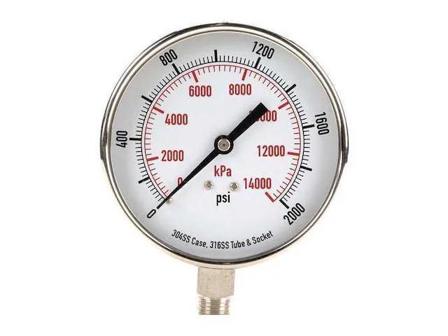 Click here for ZORO SELECT 4FMR6 Pressure Gauge Test 3-1/2 In prices