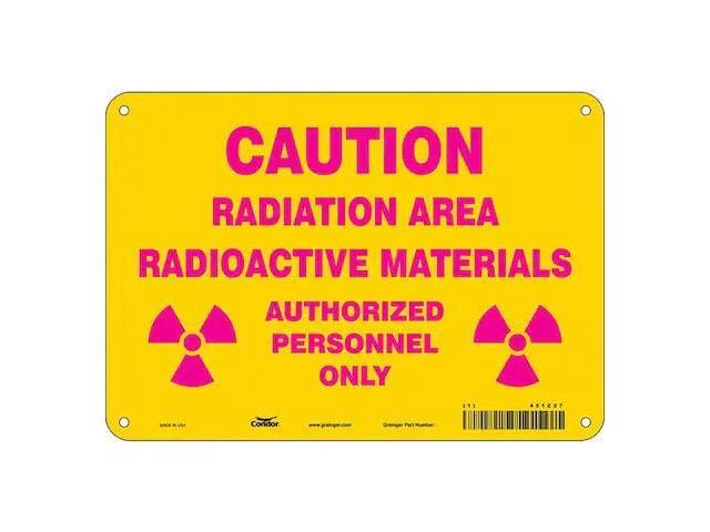 Click here for CONDOR 451Z27 Radiation Safety Sign  7 in H  10 in... prices