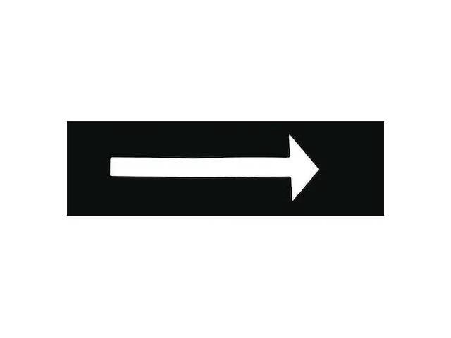 Click here for ZORO SELECT 20Y539 Stencil  Symbol  Arrow  3 1/2 i... prices