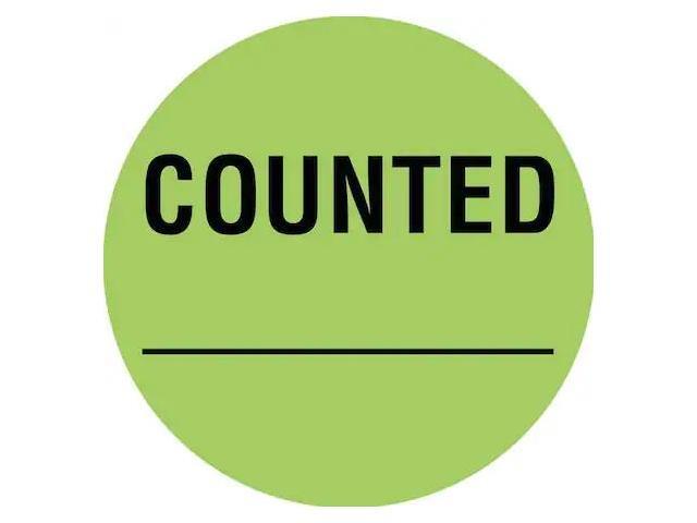 Click here for TAPECASE 16U931 Inventory Control Label Green  Cou... prices