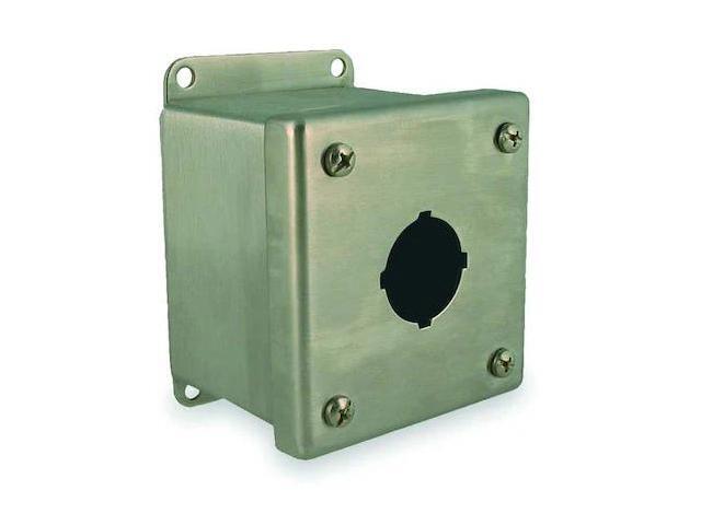 Click here for WIEGMANN PB1 Pushbutton Enclosure 30mm 1 Hole Stee... prices