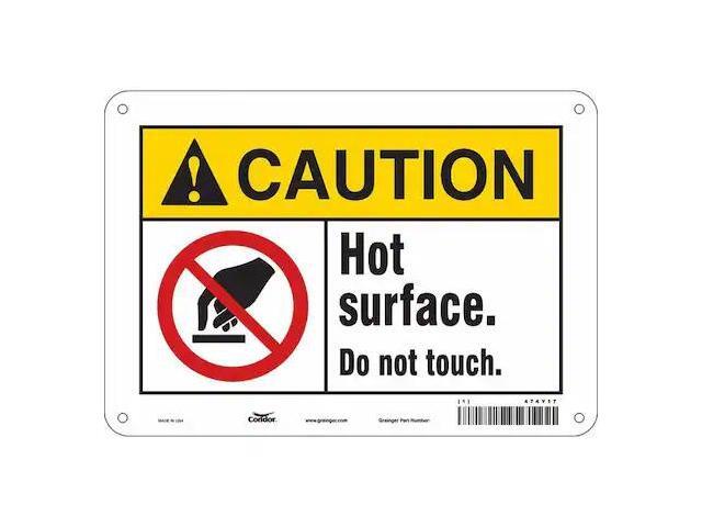 Click here for CONDOR 474Y17 Danger Sign 10 W x 7 H 0.032 Thick... prices