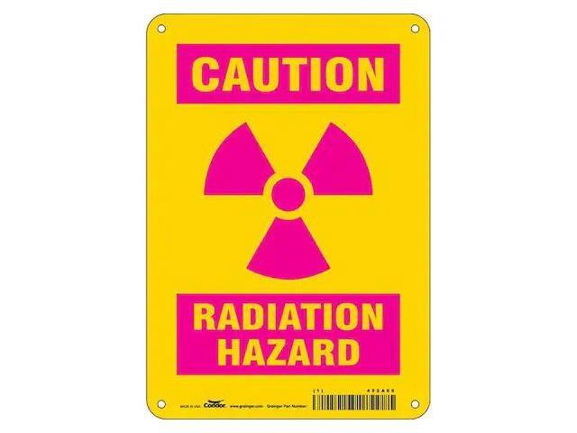 Click here for CONDOR 452A05 Radiation Safety Sign  10 in H  7 in... prices