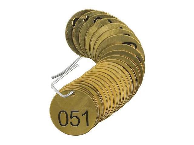 Click here for BRADY 23202 Nbr Tag 1-1/2 x 1-1/2 In 051-075 PK25 prices