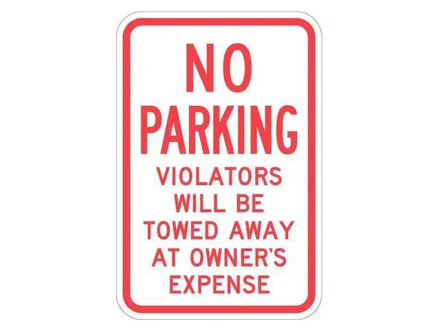 Click here for LYLE T1-1057-EG_12x18 Tow Zone No Parking Sign 18... prices