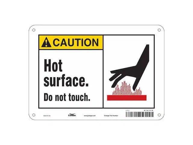 Click here for CONDOR 474Y08 Danger Sign 10 W x 7 H 0.032 Thick... prices