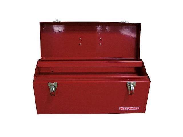 Click here for WESTWARD 36Y008 WESTWARD Tool Box  Steel  Red  20... prices