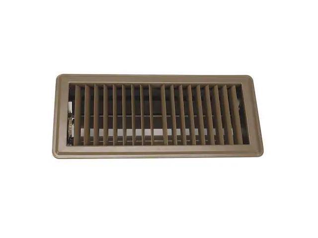 Click here for ZORO SELECT 4MJE9 Floor Register 5.5 X 11.5  Brown... prices