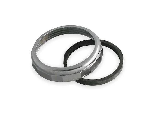 Click here for ZORO SELECT 1PNW7 2 Dia  Zinc  Chrome  Slip-Nut An... prices