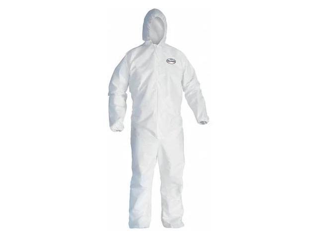 Click here for KLEENGUARD 46114 Hooded Disp. Coveralls White XL P... prices