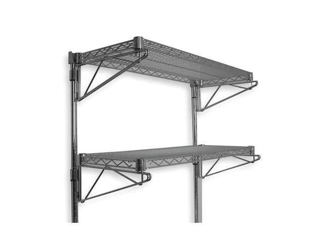 Click here for ZORO SELECT 2HGD9 Steel Wire Wall Shelving  18D x... prices