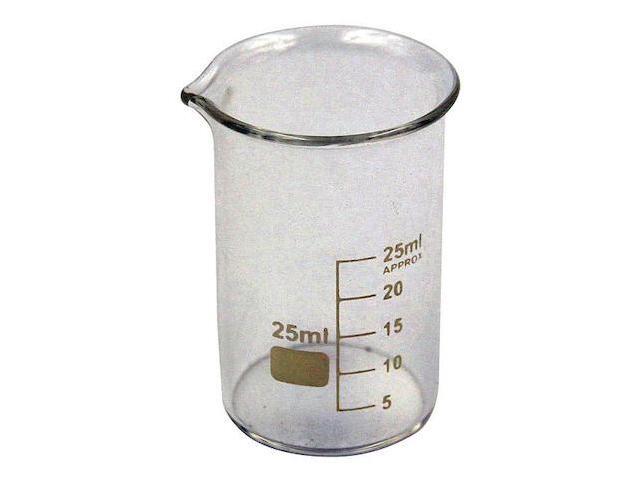Click here for ZORO SELECT 5YGY8 Beaker Low Form Glass 25mL PK12... prices