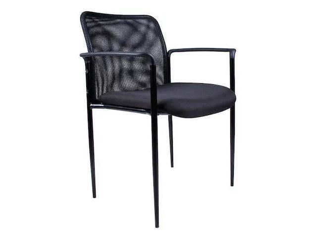 Click here for ZORO SELECT 6GNN3 Black Guest Chair  24 W 24 L 33... prices