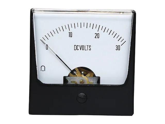 Click here for ZORO SELECT 12G439 Analog Panel Meter DC Voltage 0... prices