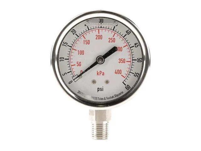 Click here for ZORO SELECT 4CFH3 Commercial Pressure Gauge  0 to... prices