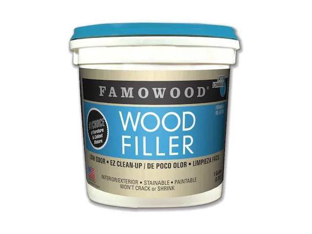 Click here for FAMOWOOD 40002148 Wood Filler  1 gal  Pail  White... prices
