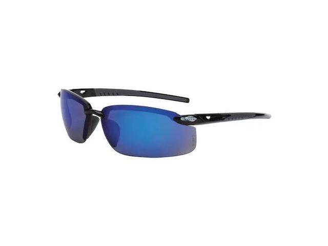 Click here for CROSSFIRE 2968 Safety Glasses  Wraparound Blue Mir... prices