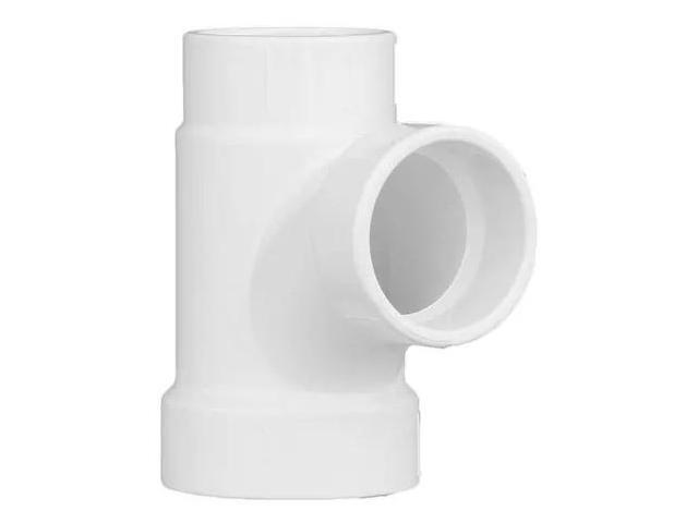 Click here for ZORO SELECT 1CNW9 PVC Sanitary Tee  Hub  2 in x 1... prices