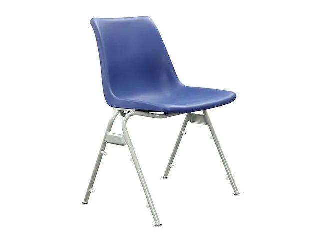 Click here for ZORO SELECT 16A323 Stacking Chair  Plastic  Blue prices