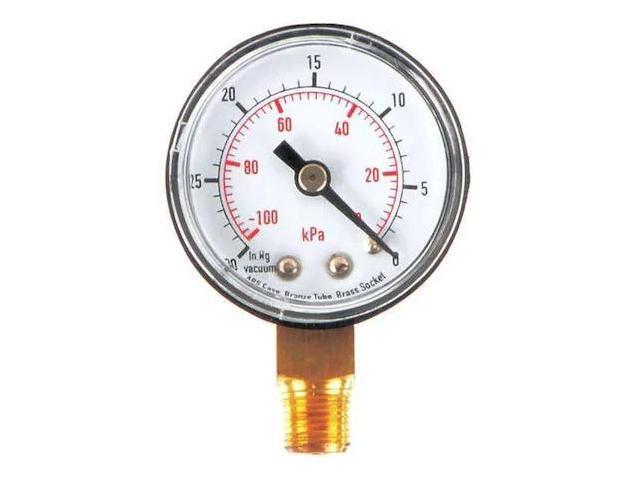 Click here for ZORO SELECT 4FLP6 Vacuum Gauge Test 1-1/2 In prices