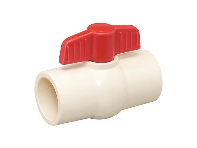 Click here for ZORO SELECT 107-128 2 Socket CPVC Ball Valve Inlin... prices