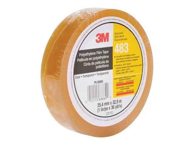 Click here for 3M 483 Film Tape Polyethylene Clear 1In x 36 Yd prices