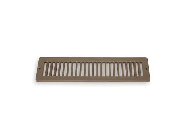Click here for ZORO SELECT 4MJD4 Toe Space Grille 3.38 X 13.13  B... prices
