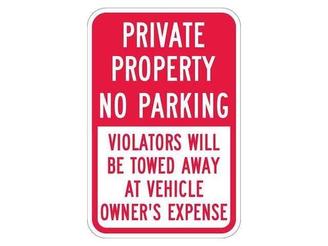 Click here for LYLE T1-1091-HI_12x18 Private Property No Parking... prices