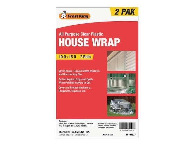 Click here for FROST KING 2P101527 House Wrap 10 ft. x 15 ft.  Pk... prices