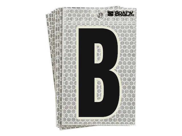 Click here for BRADY 3010-B Ultra Reflective Letter B PK10 prices
