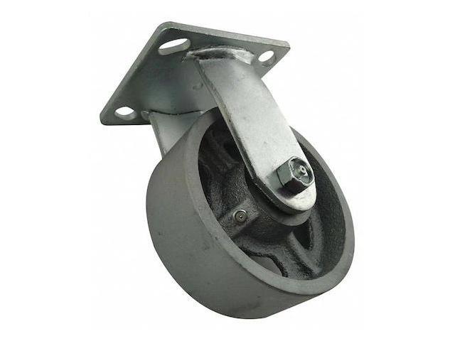 Click here for ZORO SELECT 1NWL3 Rigid Plate Caster Cast Irn 5 in... prices