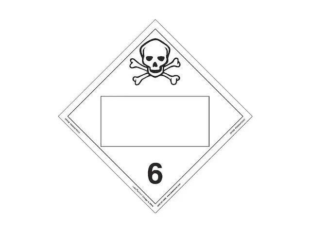 Click here for LABELMASTER ZRV5B Toxic Placard Blank Rigid PK25 prices