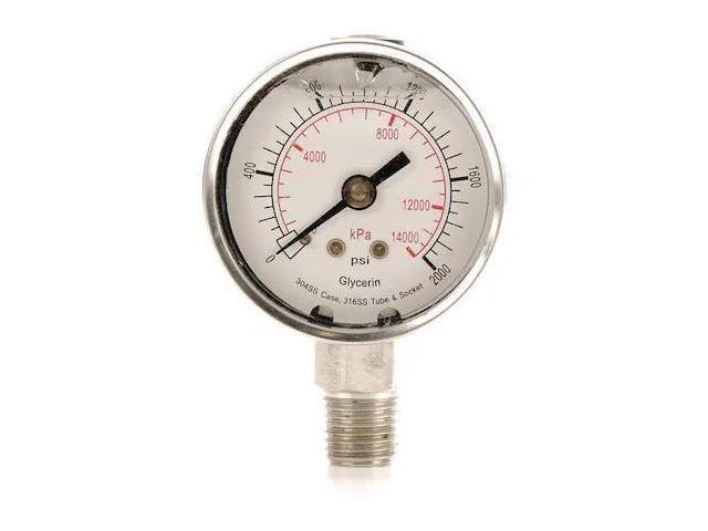 Click here for ZORO SELECT 4CFG6 Commercial Pressure Gauge  0 to... prices