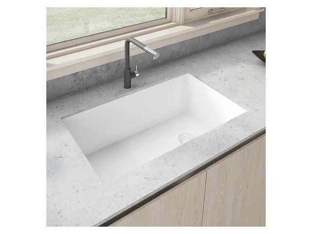 Click here for RUVATI RVG2033WH 31x19 Undermount Granite Composit... prices