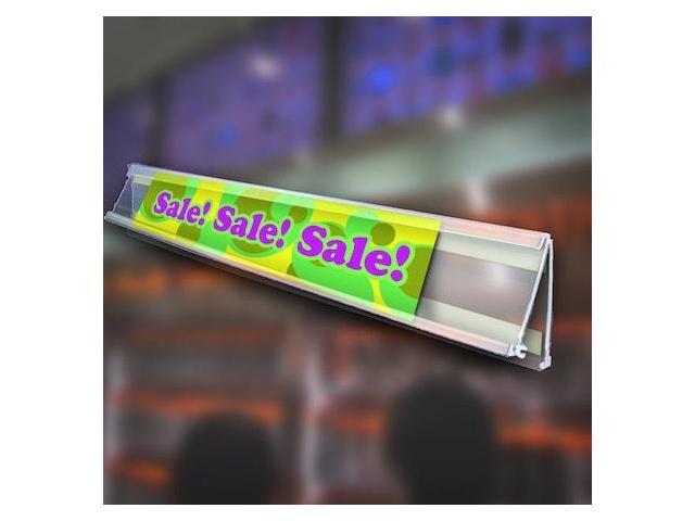 Click here for AZAR DISPLAYS 600060 72L x 2.25 H Clear Flip Up C-... prices