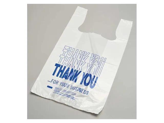 Click here for ZORO SELECT 5DUP1 T-Shirt Bags White 5 In. D PK200... prices