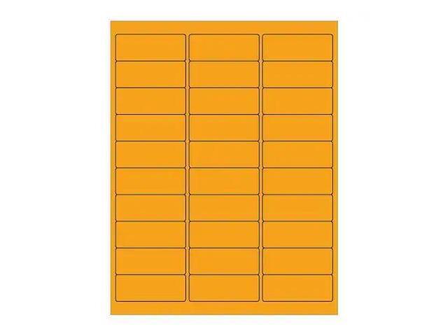 Click here for TAPE LOGIC LL173OR Rectangle Laser Labels 2 5/8x1... prices