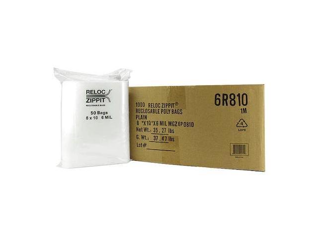 Click here for RELOC ZIPPIT 6R810 Reclosable Bag  Zip Seal  10 in... prices