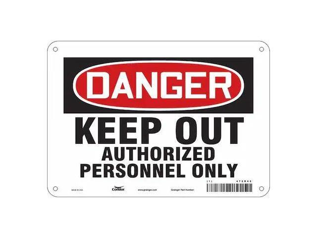 Click here for CONDOR 472R46 Safety Sign  7 in Height  10 in Widt... prices