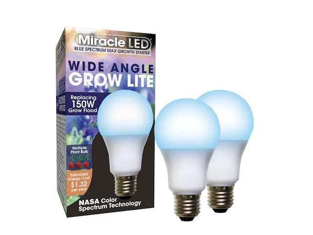 Click here for MIRACLE LED 602149 LightBulb BlueSpcMltPtLEDGrow 1... prices